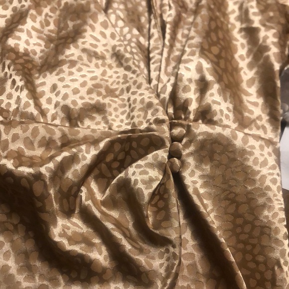 Aqua | Dresses | Nwt Aqua Brand Satin Animal Print Mini Dress Medium ...